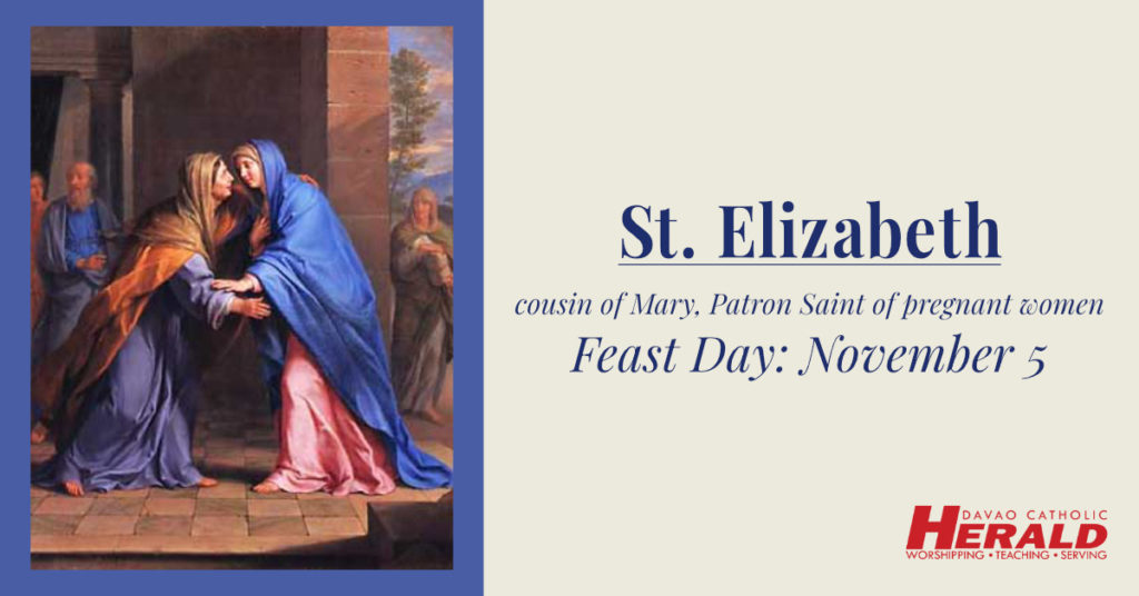 Commemorating Prayer on the Feast Day of St. Elizabeth, mother of St ...